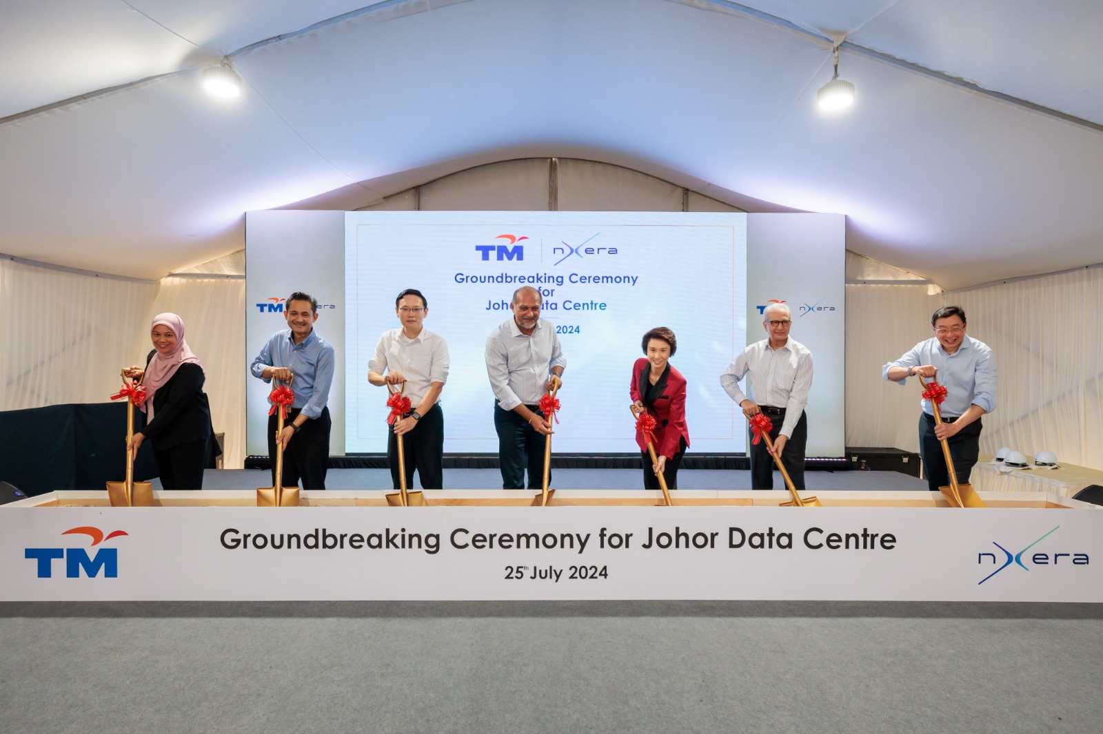 TM AND SINGTEL’S NXERA BREAK GROUND FOR SUSTAINABLE, HYPER-CONNECTED DATA CENTRE CAMPUS IN JOHOR ...
